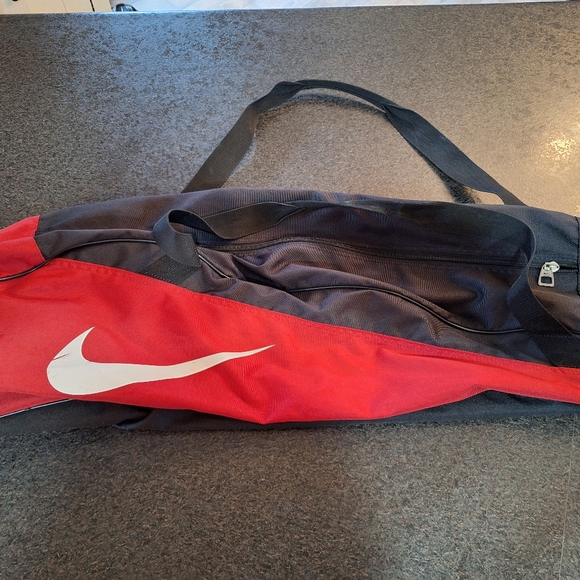 Nike | Bags | Nike Red And Black Baseball Bat Bag | Poshmark
